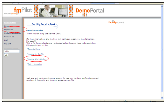 Updating Work Orders from List in fmPilot1 – fmPilot Help Center
